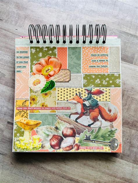 Fox Grid Collage Collage Book Glue Book Paper Crafts