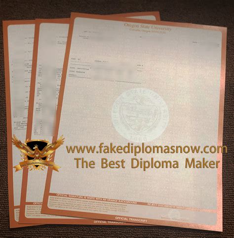 How To Get A Fake Oregon State University Osu Transcript