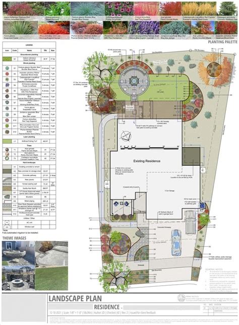 Landscape Design Plan 2d Drawing Portfolio