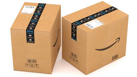 Amazon Cardboard Box 3d Model By Alpha3dst