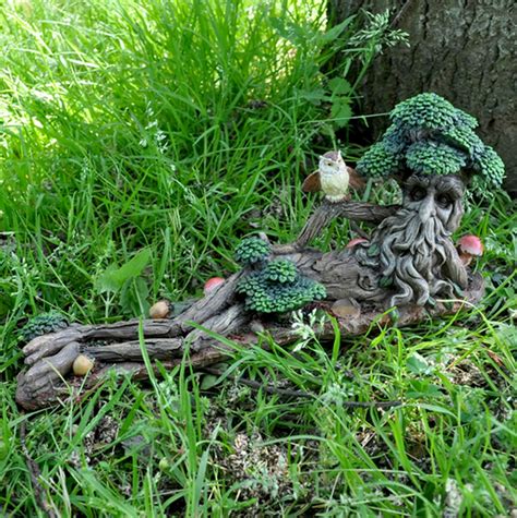 Tree Ent Statue Tall Tree Herder In Repose For The Garden