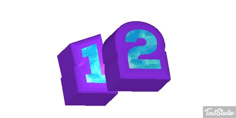 12 Number Animated  Logo Designs