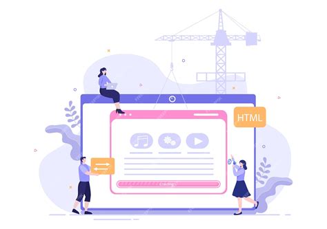 Premium Vector Software Development And Programming Code On Computer