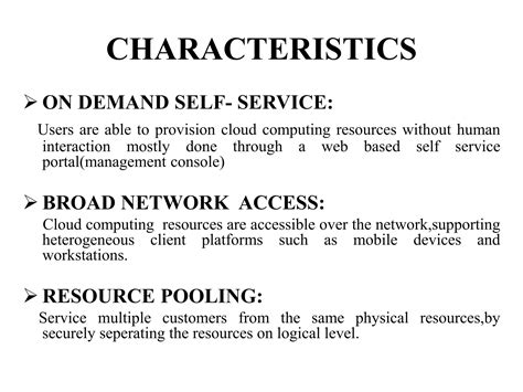 Characteristics Of Cloud Computing PPTX