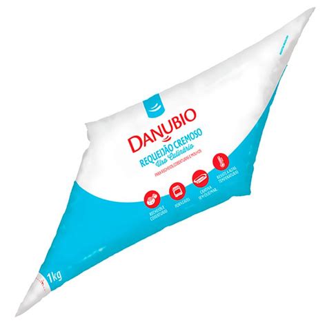 Danubio RequeijÃo Cremoso Bisnaga 6x1 01kg RequeijÃo Cremoso Sost