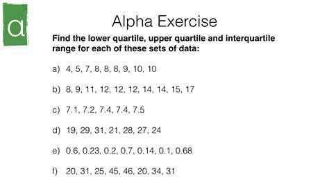 S4e Interquartile Range And Box Plots Worksheets Library