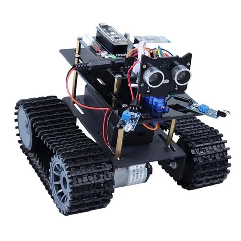 Arduino 스마트 로봇 스타터 키트 Nrfnano 로봇 탱크 키트 용 상업용 전자제품
