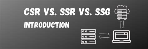 csr ssr and ssg pt 01 — introduction by jayashakthi perera medium