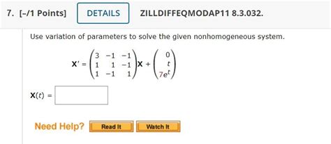solved use variation of parameters to solve the given