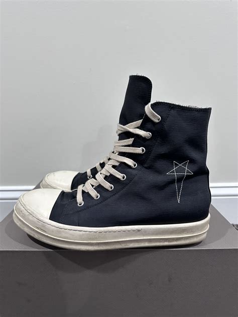Rick Owens × Rick Owens Drkshdw Rick Owens Drkshdw Pentagram Black