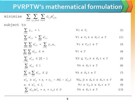 Ppt A Hybrid Genetic Algorithm For The Periodic Vehicle Routing Problem With Time Windows