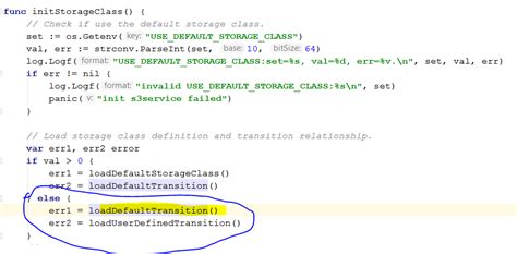 datalifecycle initializingstorageclass for userdefinedstorage its