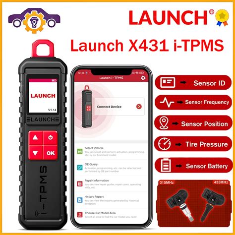 Launch I Tpms Handheld Tpms Service Tool Work By I Tpms App Launch X431