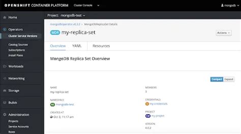 mongodb releases its kubernetes operator for red hat openshift