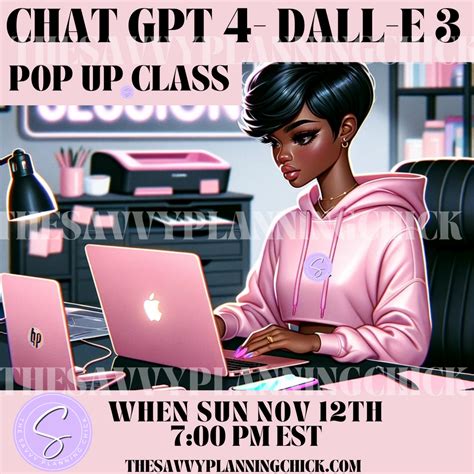 dall e 3 chatgpt prompts and clip art the savvy planning chick