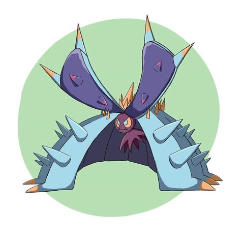 Toxapex Pokemon Coloring Page
