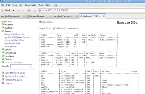 Populating The Database Firewall Project