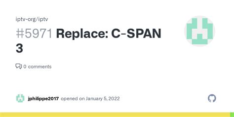 Replace C Span 3 · Issue 5971 · Iptv Orgiptv · Github