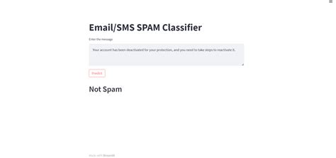 GitHub AkarshanGupta Sms Spam Detection