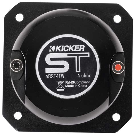 Kicker 49ST4TW ST4TW 1.5" Pro Audio Dual Mount Bullet Tweeter, Single, 4ohm - Creative Audio
