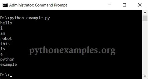 How To Iterate Over Words Of String In Python