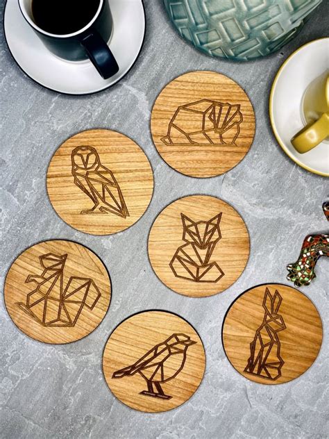 The Geometric Country Set Coaster Artofit