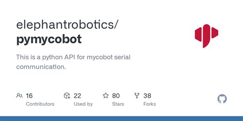 GitHub Elephantrobotics Pymycobot This Is A Python API For Mycobot Serial Communication