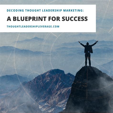 Decoding Thought Leadership Marketing A Blueprint For Success