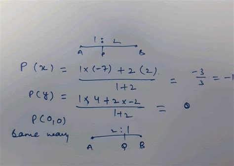 7 let p and q be the points of trisection of the line segment joining
