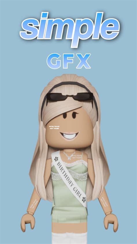 Create You A Simple Roblox Gfx By Rxyalteax Fiverr