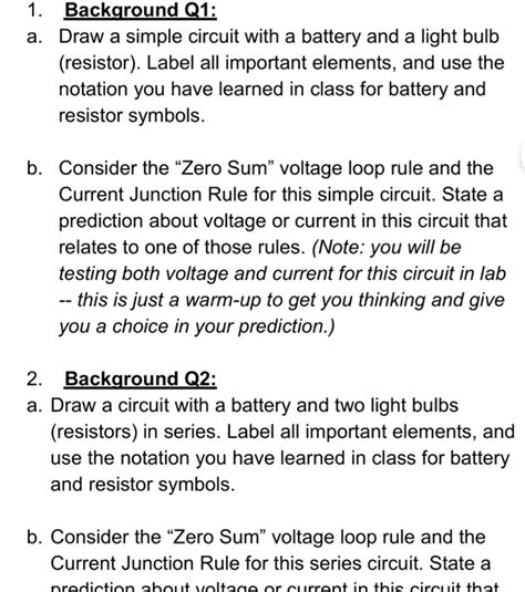 simple circuit rules