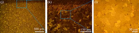 metallographic views of microstructures formed in top part of the wall