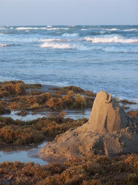 Sand Castle Ruins South Padre Island Texas