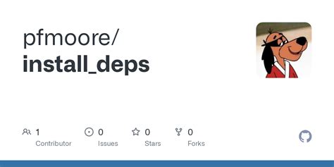 Github Pfmooreinstalldeps