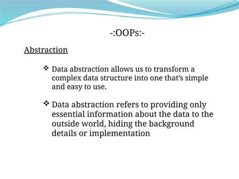 OOPS Slide Python Concepts Pptx Programming Languages Computing