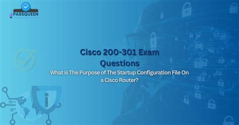 what is the purpose of the startup configuration file on a cisco router
