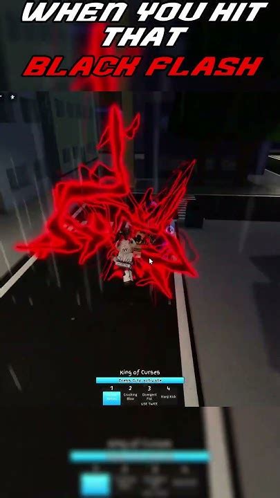 Yujis Black Flash Roblox Battlegrounds Jjk Robloxedit Op Short