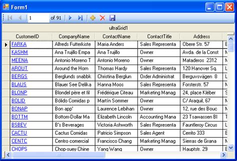 Hyperlinks In Wingrid Cells Infragistics Windows Forms™ Help