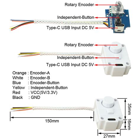 Rotary Encoder Module 360 Digital Potentiometer Icstation
