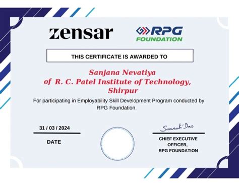 Sanjana Nevatiya On Linkedin Zensartechnologies Esdp Java