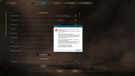 Game Is Completely Unplayable Will Get This Crash Everytime R