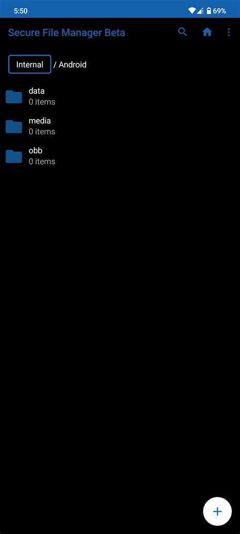 implement access to android folder · issue 73 · secure file manager
