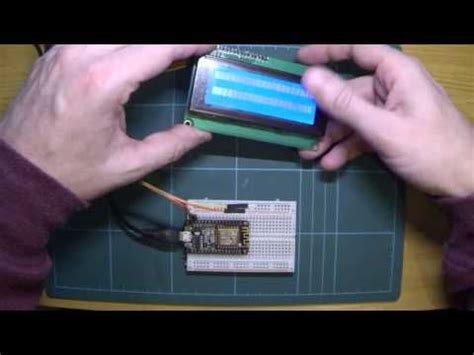 In This Instructable I Will Show How I Setup An Esp8266 To Control An I2c 20x4 Lcd Screen To