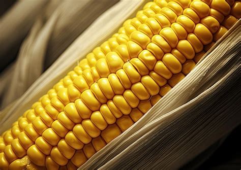 Premium Ai Image An Abstract Closeup Shot Of A Single Corn Kernel