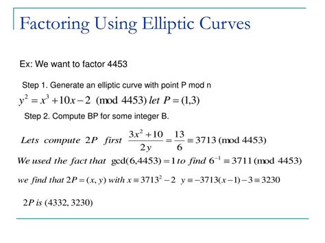 Ppt Introduction To Elliptic Curves Powerpoint Presentation Free Download Id649352