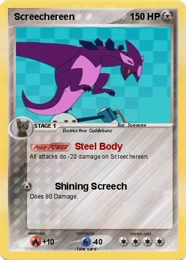 Pokémon Screechereen Steel Body My Pokemon Card