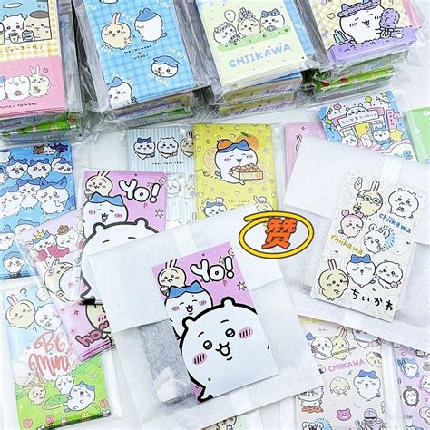 100pcs Cute Chiikawa Sealing Stickers Thank You Label Packaging