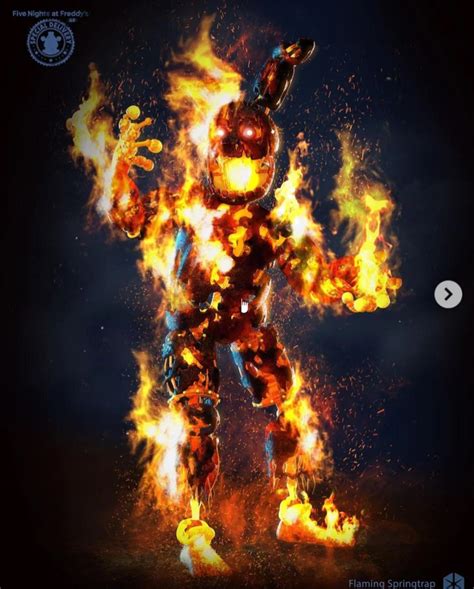 Flaming Springtrap Wallpapers Wallpaper Cave