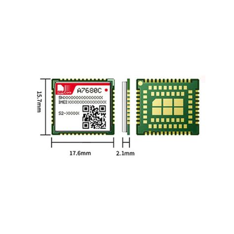 simcom芯讯通a7680c cat1s模块硬件兼容sim800c小尺寸4g