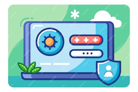 A Flat Design Illustrating How To Reset A Password On A Laptop With Secure Options And Settings
